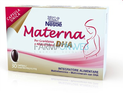 Nestle Materna DHA In Casula Unica Integratore... | Farmaonweb.it